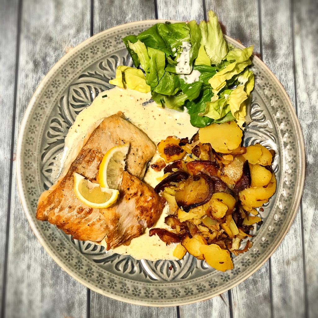 Pannfisch mit Senfsauce | Homemadestuff - Soulfood & Heartpieces